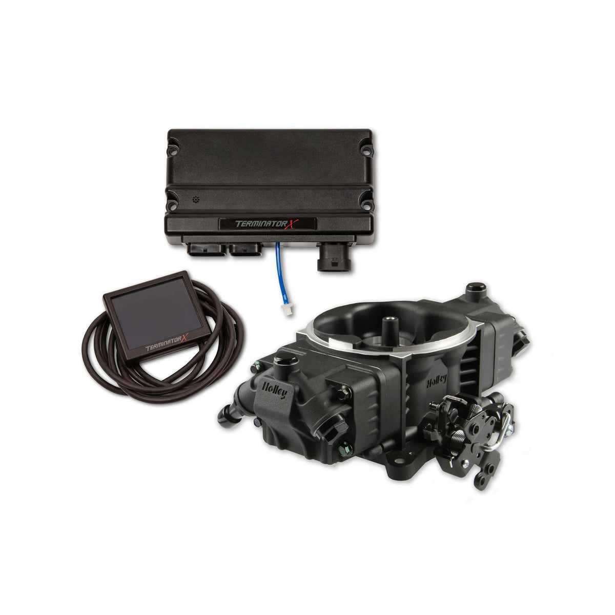 Holley 550-1005 Holley EFI Terminator X Stealth 4150 - Black – Full ...