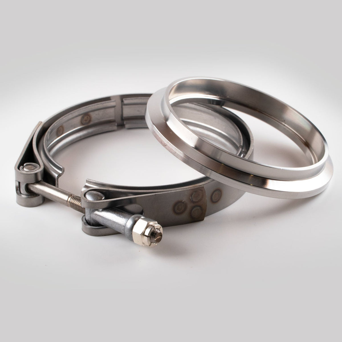 HPT Turbochargers CK-TI-372 HPT F3 V-Band Inlet Flange & Clamp Kit - 3 ...