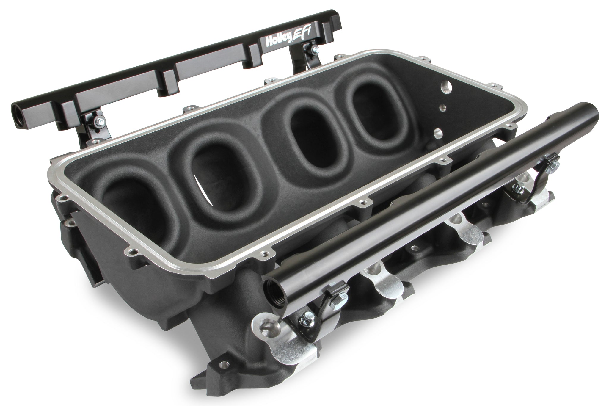 HOLLEY MODULAR LO-RAM EFI INTAKE MANIFOLD LS1/2/6 -- BLACK FINISH ...