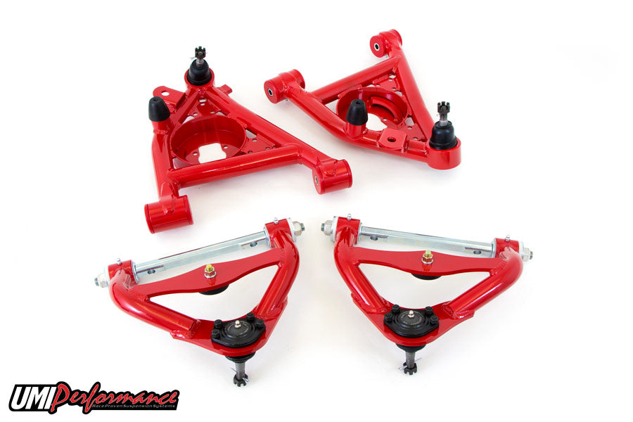 78-88 GM G-Body Upper & Lower Front A-Arm Kit, Standard Upper Ball Joi ...