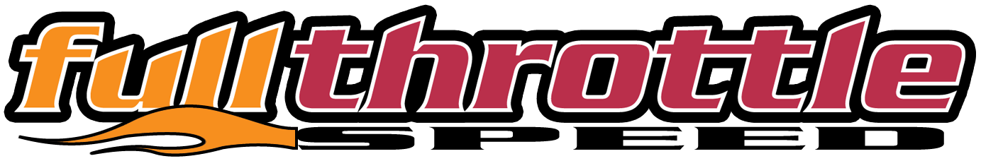 Full Throttle Speed Sticker Decal - Horizontal Logo