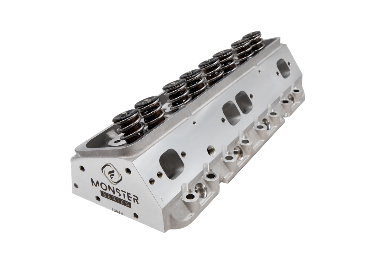 Frankenstein M23 223cc SBC Angled-Plug Cylinder Head – Bare + Valves ...