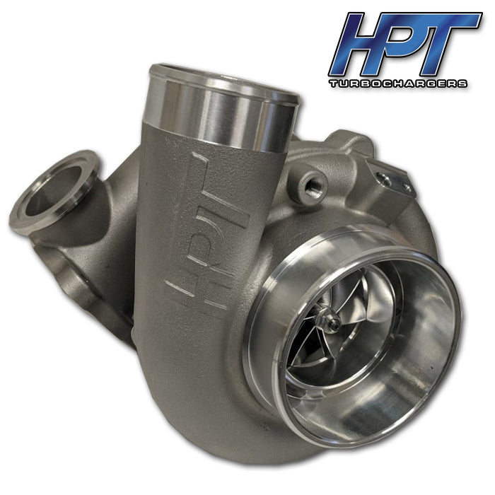 HPT Turbochargers F2 Series Billet Dual Ball Bearing 6262 w/ Stainless ...
