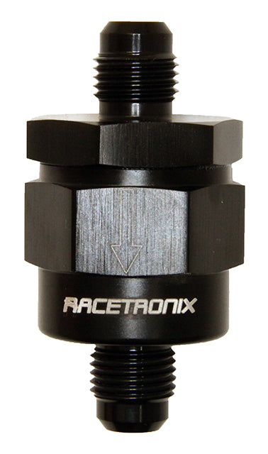 One Way Check-Valve, Low Pressure, -6AN Male In-Out, Black – Full ...