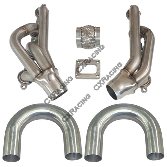 CX Racing DIY Turbo Manifold Header Kit - LS1 LSX LQX LMX MOTOR T4 ...