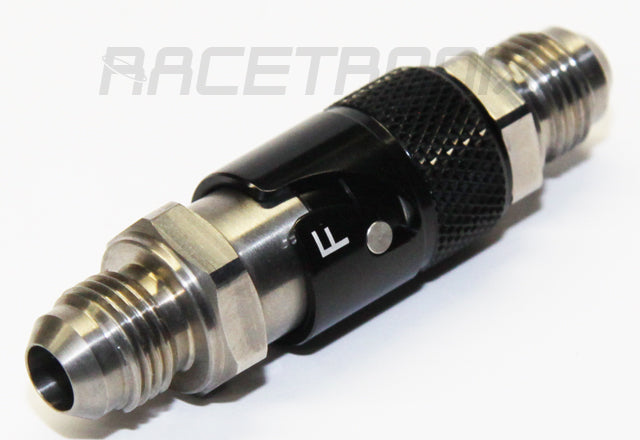 Quick Disconnect System, -10AN Male In-Out, Titanium, Black – Full ...